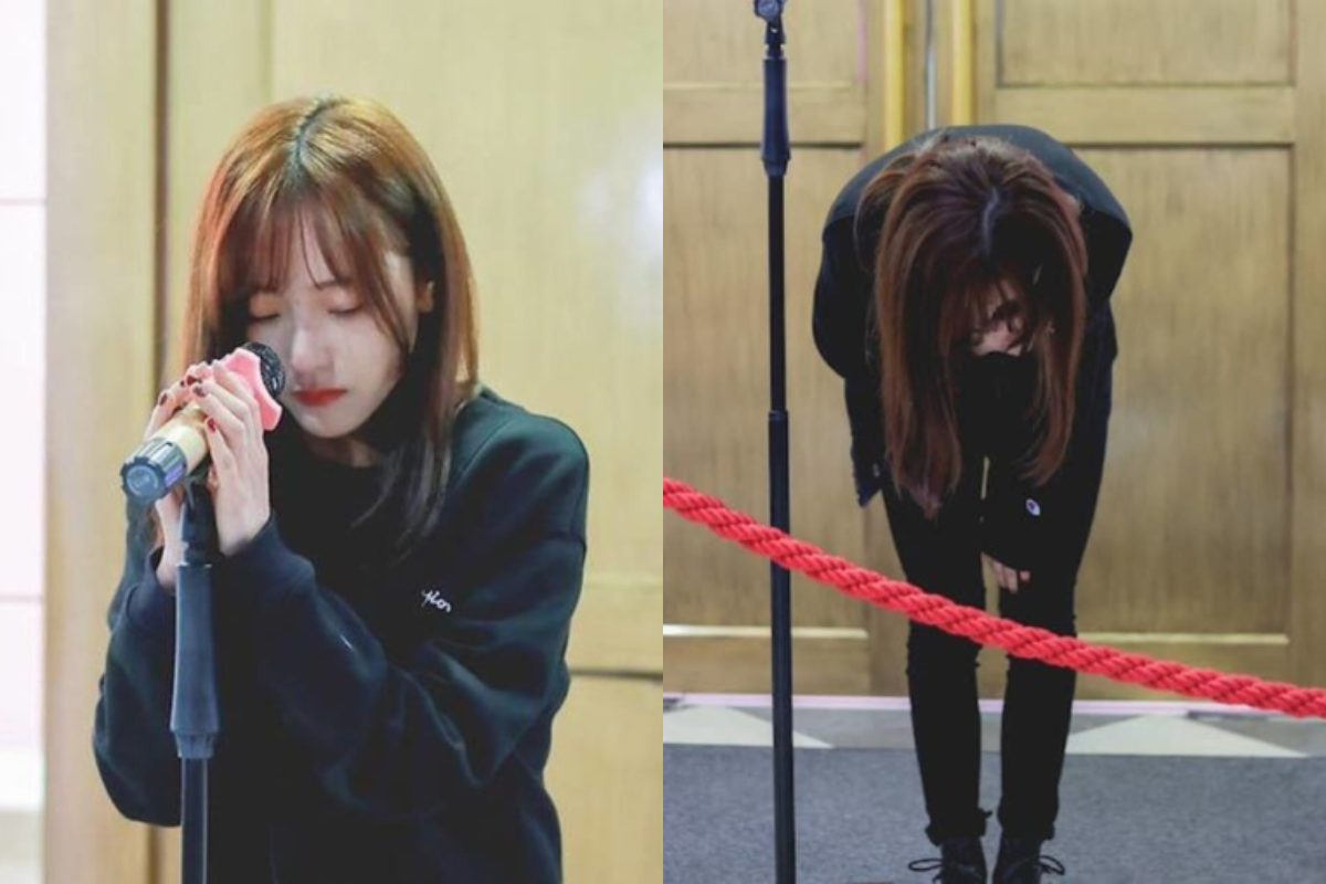 Female Idol Bows in Apology for 1 Minute, Begging for Forgiveness Over ...
